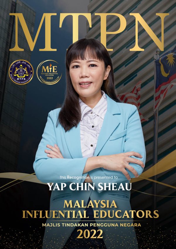 YAP CHIN SHEAU – Malaysia Influential Educators