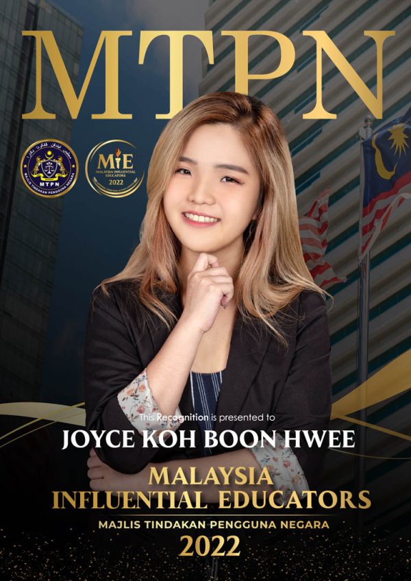 JOYCE KOH BOON HWEE – Malaysia Influential Educators