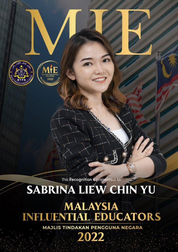 SABRINA LIEW CHIN YU – Malaysia Influential Educators