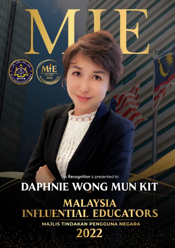 DAPHNIE WONG MUN KIT – Malaysia Influential Educators