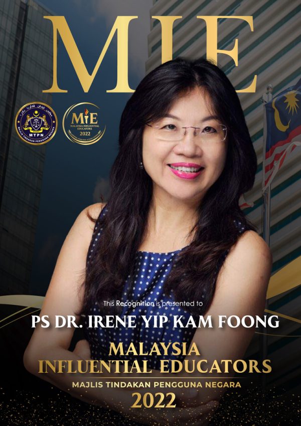 PS DR IRENE YIP KAM FOONG – Malaysia Influential Educators