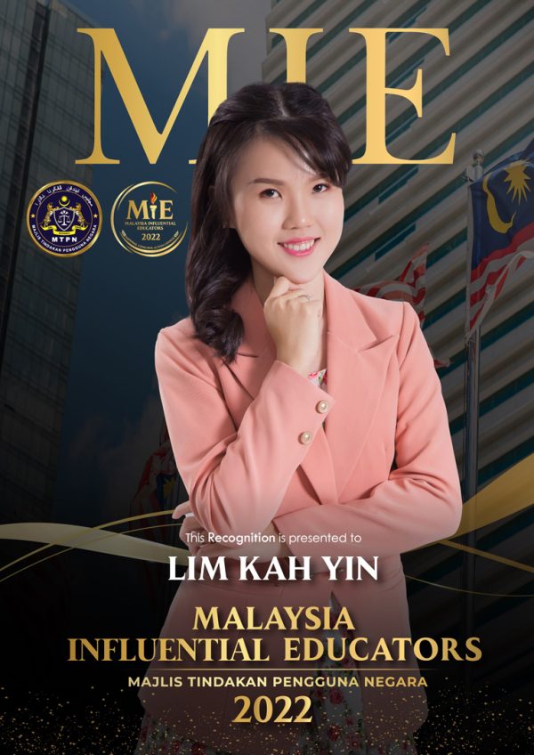 LIM KAH YIN – Malaysia Influential Educator