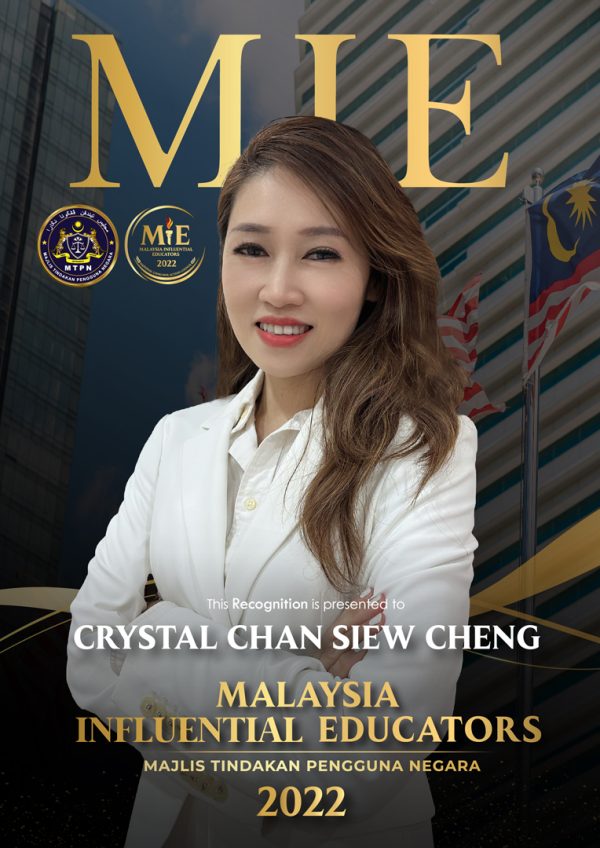 CRYSTAL CHAN SIEW CHENG – Malaysia Influential Educators
