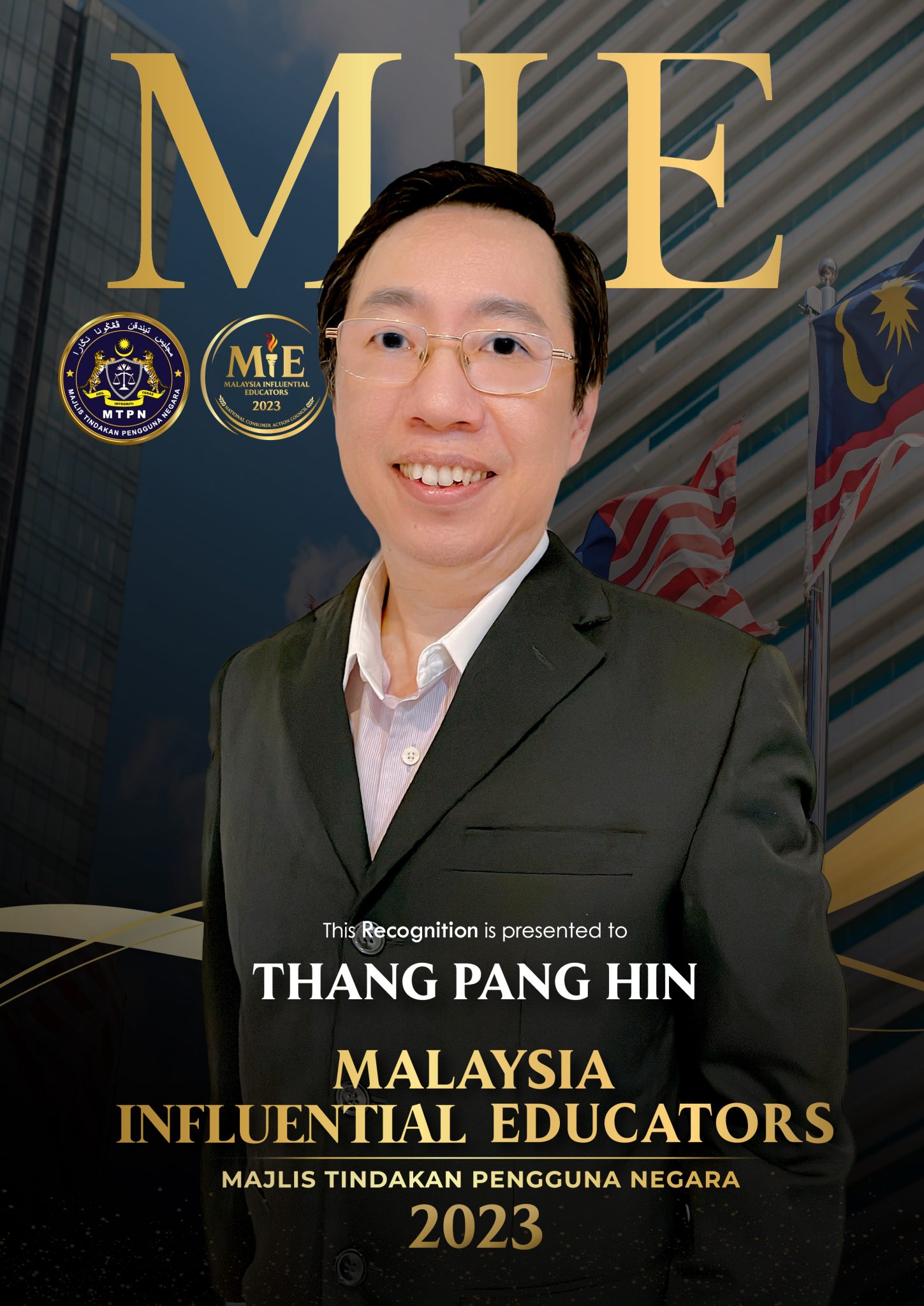 THANG PANG HIN – Malaysia Influential Educators