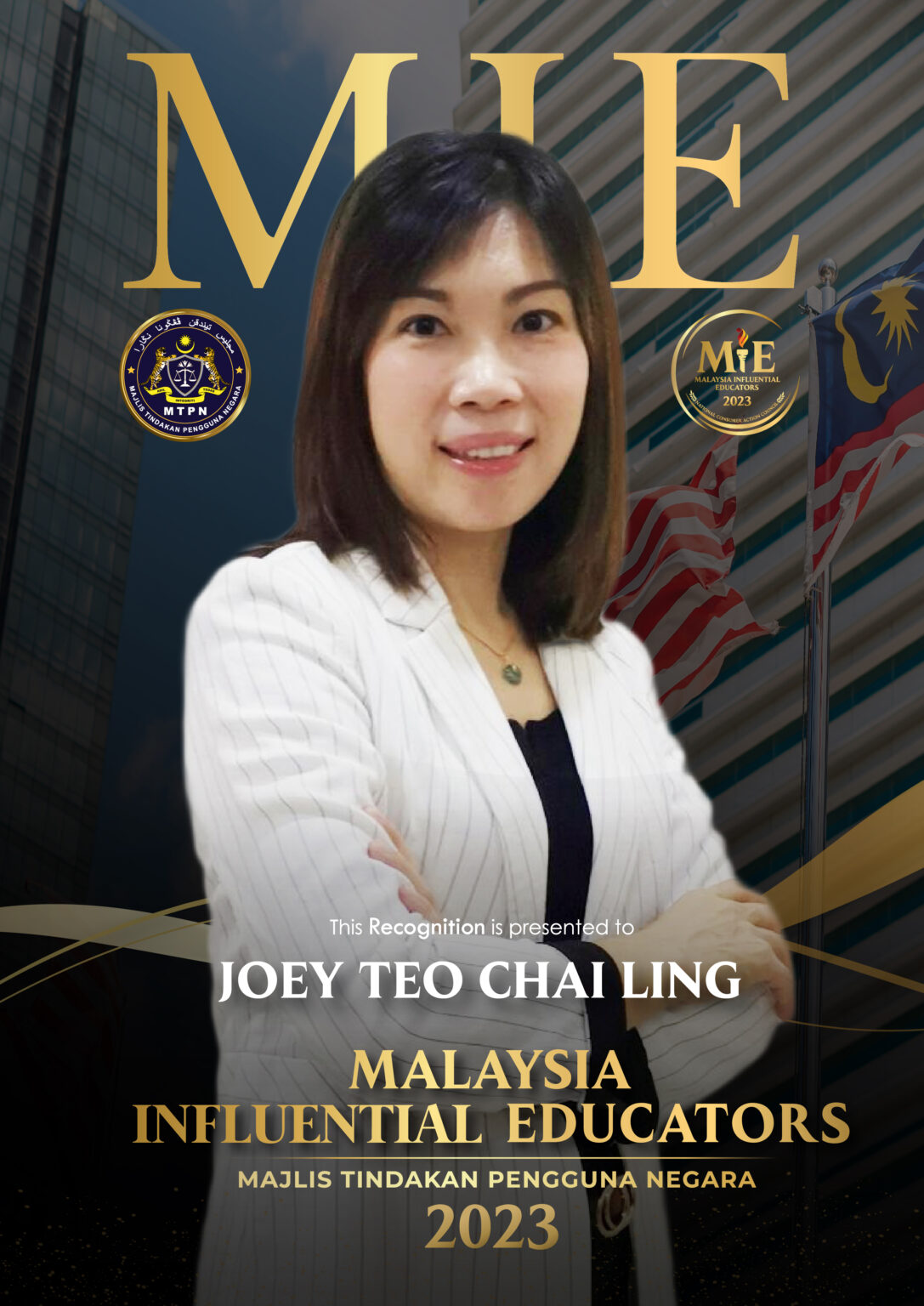 JOEY TEO CHAI LING – Malaysia Influential Educators